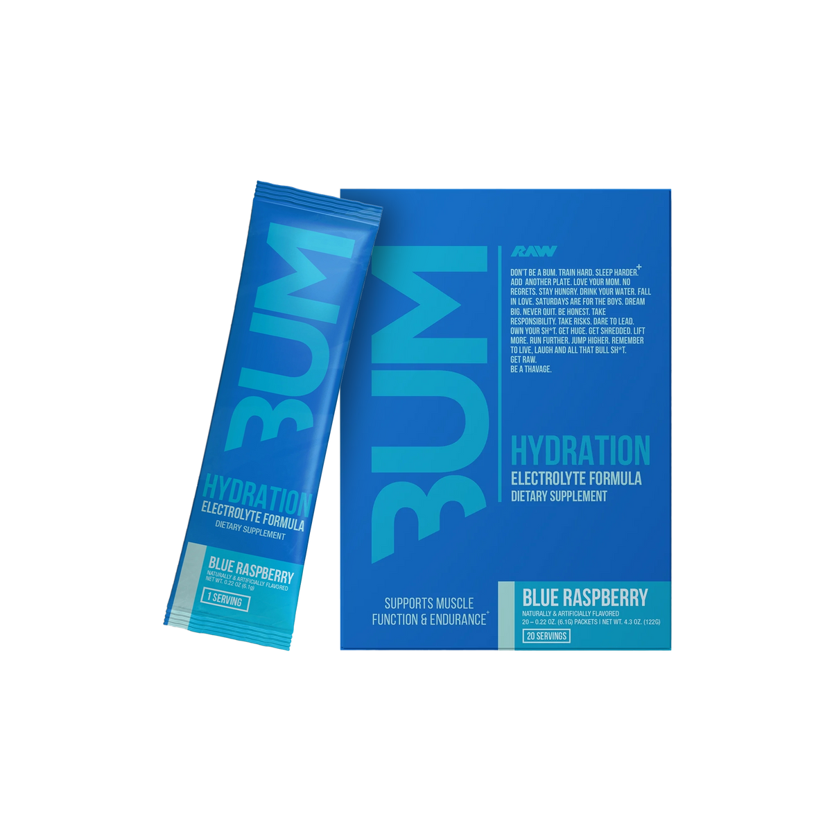 BUM Hydrate Electrolyte Formula | RAW NUTRITION – Get Raw Nutrition EU